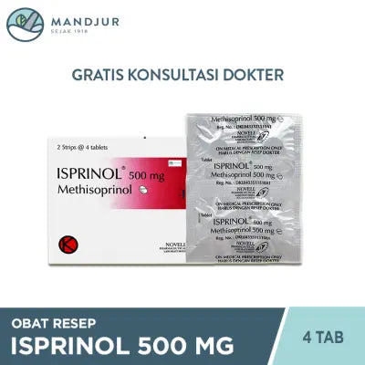 Isprinol 500 Mg 4 Tablet — Apotek Mandjur