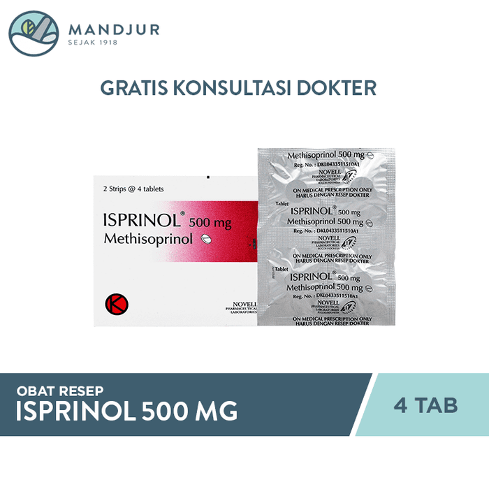 Isprinol 500 Mg 4 Tablet — Apotek Mandjur