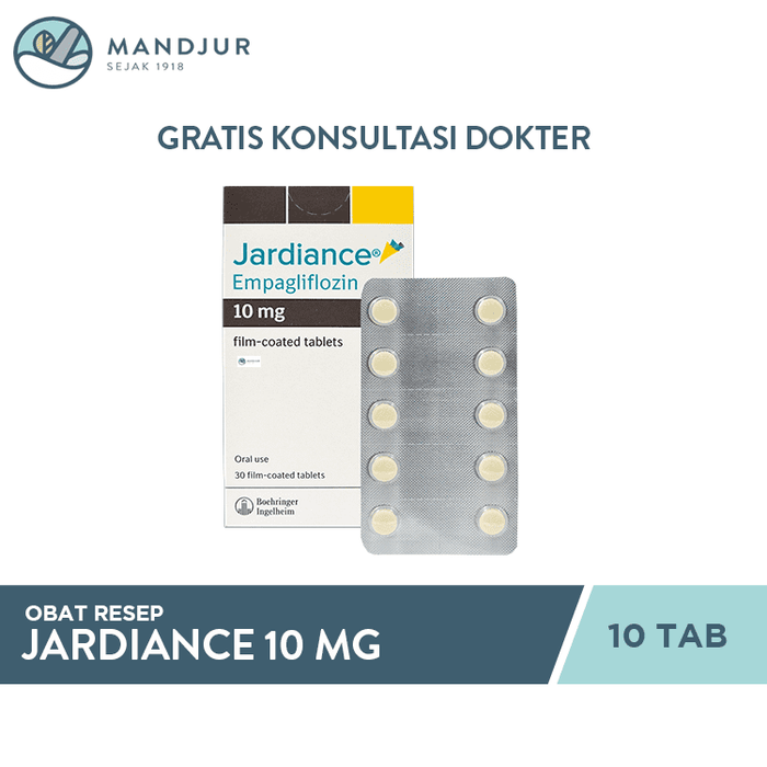 Jardiance 10 Mg 10 Tablet — Apotek Mandjur