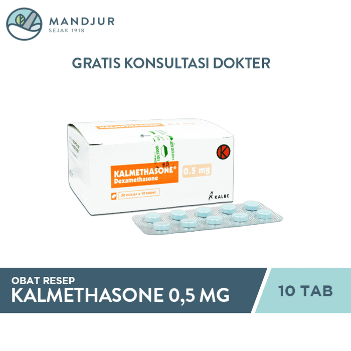 Kalmethasone 0.5 Mg Strip 10 Tablet — Apotek Mandjur