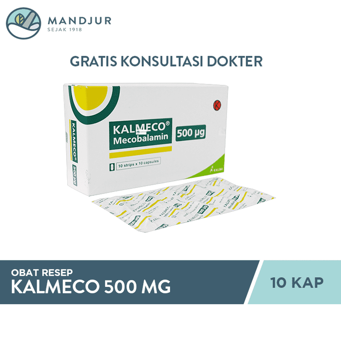 Kalmeco 500 Mcg 10 Kapsul — Apotek Mandjur