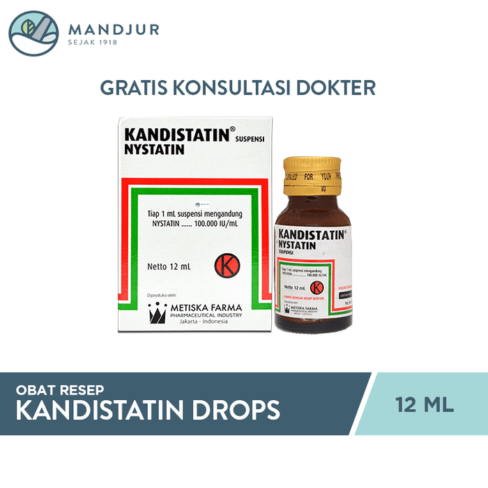 Kandistatin Drops 12 ml — Apotek Mandjur