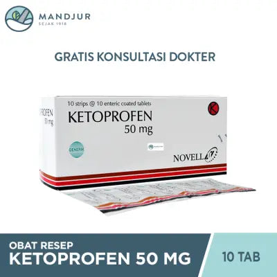 Ketoprofen 50 Mg 10 Tablet — Apotek Mandjur