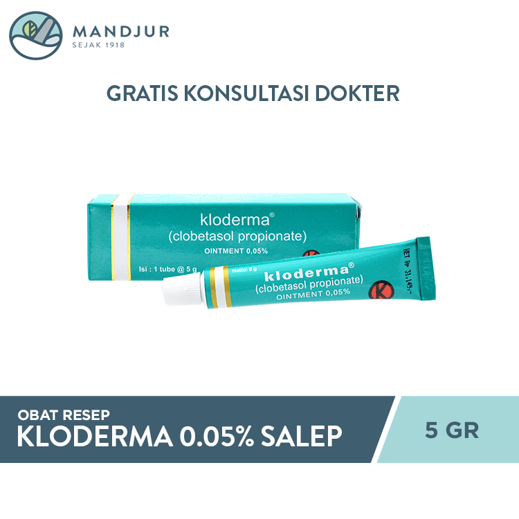 Kloderma 0.05% Salep 5 G — Apotek Mandjur