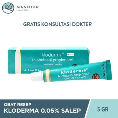 Kloderma 0.05% Salep 5 G — Apotek Mandjur