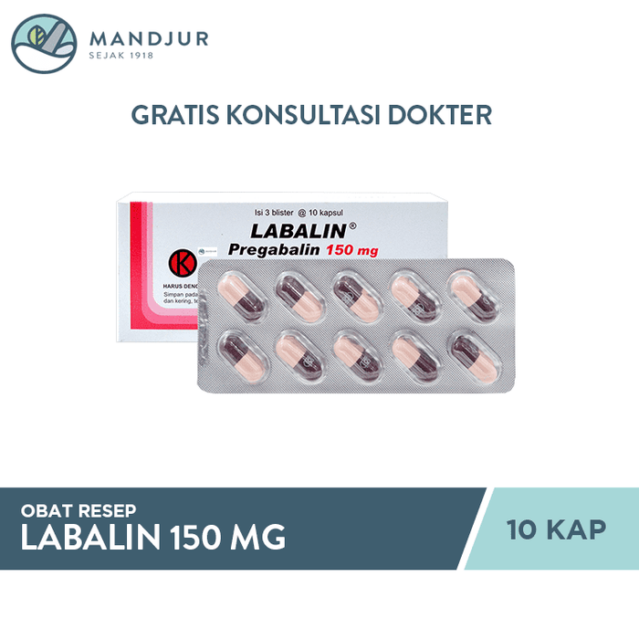 Labalin 150 mg 10 Kapsul — Apotek Mandjur