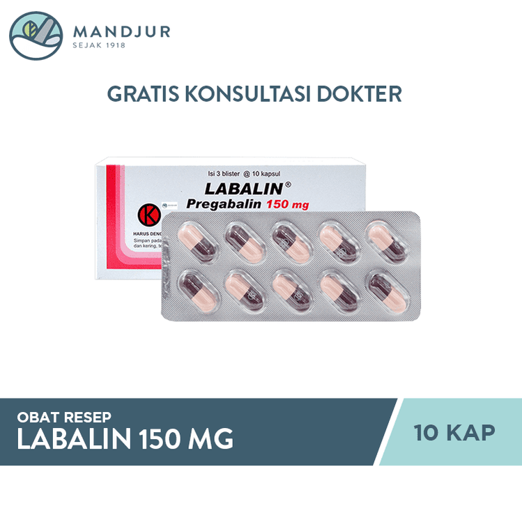 Labalin 150 mg 10 Kapsul — Apotek Mandjur