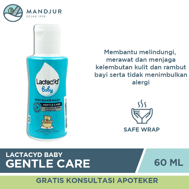 Lactacyd Baby Gentle Care 60 mL — Apotek Mandjur