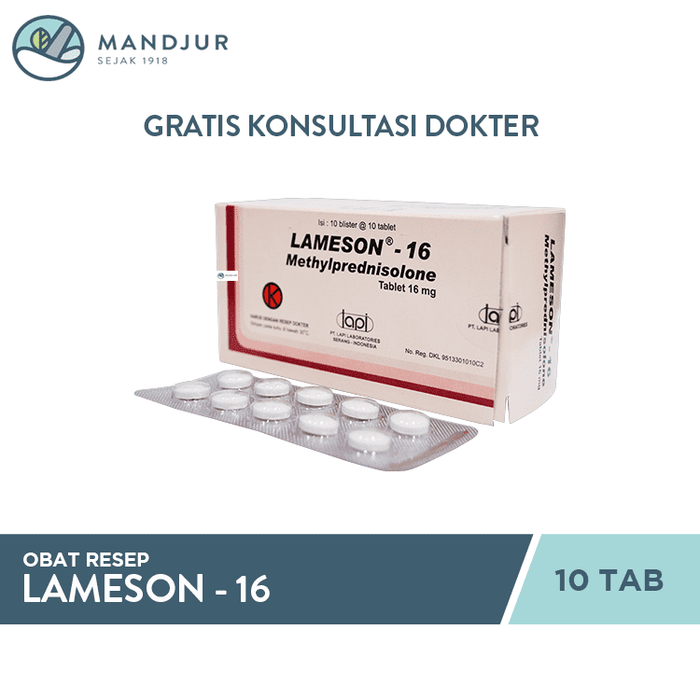Lameson 16 mg Strip 10 Tablet — Apotek Mandjur