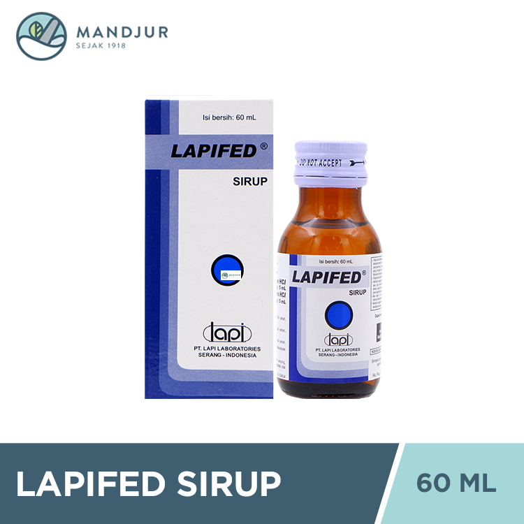 Lapifed Sirup 60 ml — Apotek Mandjur