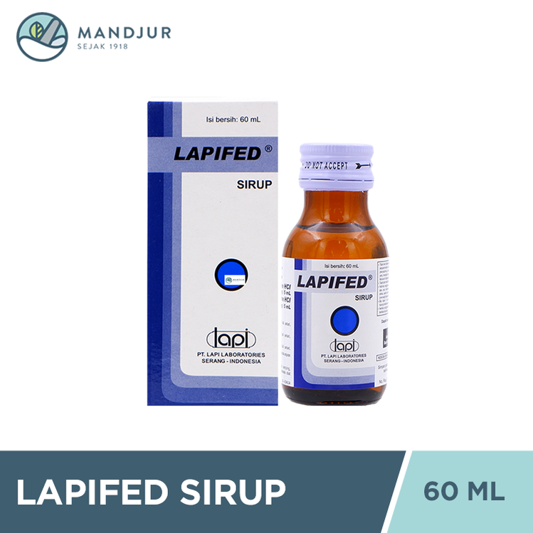 Lapifed Sirup 60 ml — Apotek Mandjur