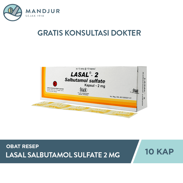 Lasal 2 Mg 10 Kapsul — Apotek Mandjur