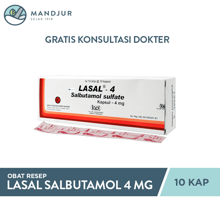 Lasal 4 Mg 10 Kapsul — Apotek Mandjur