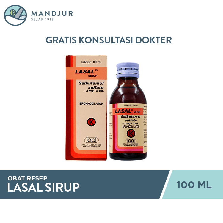 Lasal Sirup 100 Ml — Apotek Mandjur