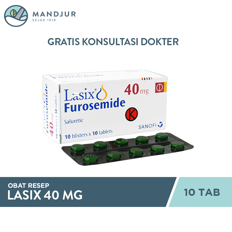 Lasix 40 Mg 10 Tablet — Apotek Mandjur