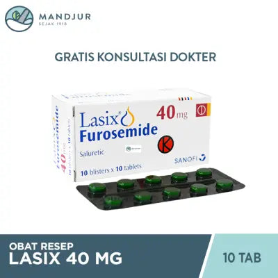 Lasix 40 Mg 10 Tablet — Apotek Mandjur