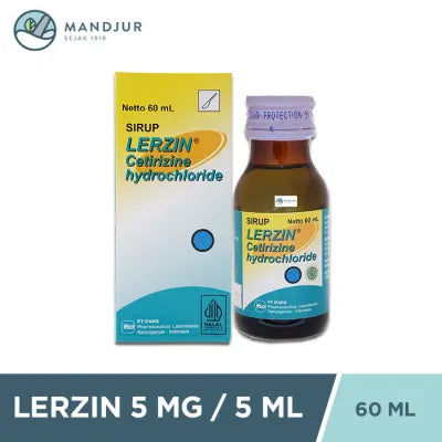 Lerzin 5 mg/ 5 ml Sirup 60 ml — Apotek Mandjur