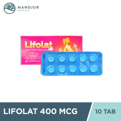 Lifolat 400 Mcg 10 Tablet — Apotek Mandjur