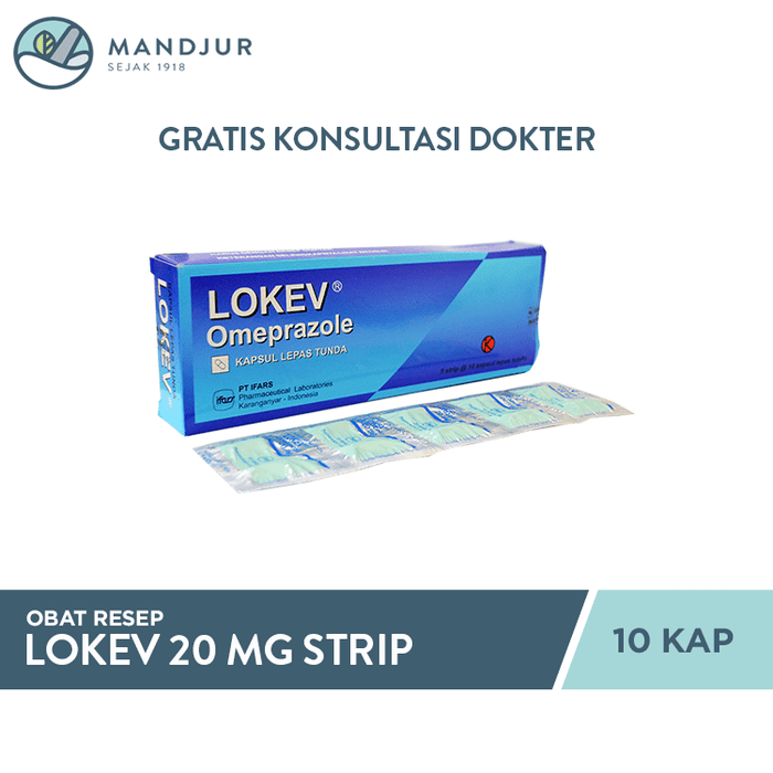 Lokev 20 Mg 10 Kapsul — Apotek Mandjur