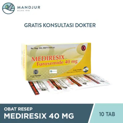 Mediresix 40 mg 10 Tablet — Apotek Mandjur