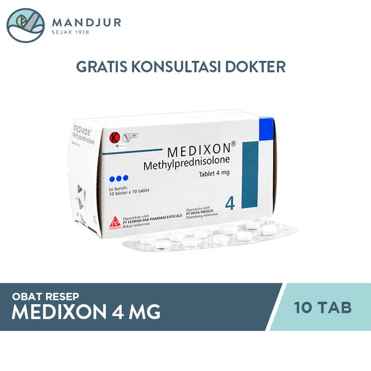 Medixon 4 Mg 10 Tablet — Apotek Mandjur