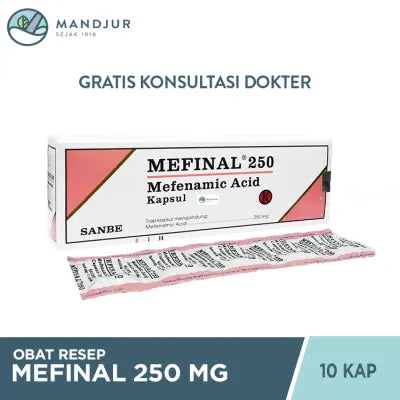 Mefinal 250 Mg Strip 10 Kapsul — Apotek Mandjur