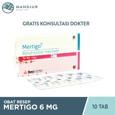 Mertigo 6 Mg Strip 10 Tablet — Apotek Mandjur