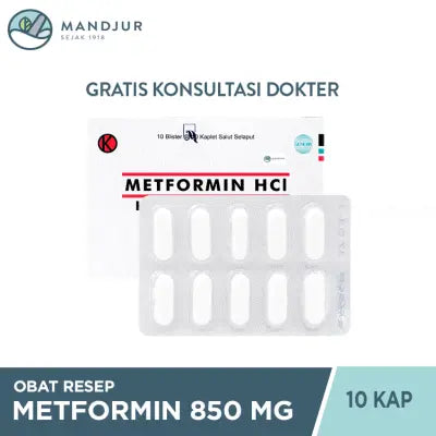 Metformin Bernofarm 850 Mg 10 Kaplet — Apotek Mandjur