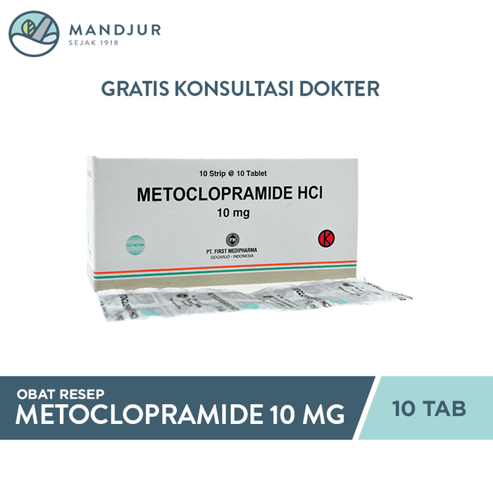 Metoclopramide 10 mg 10 Tablet — Apotek Mandjur
