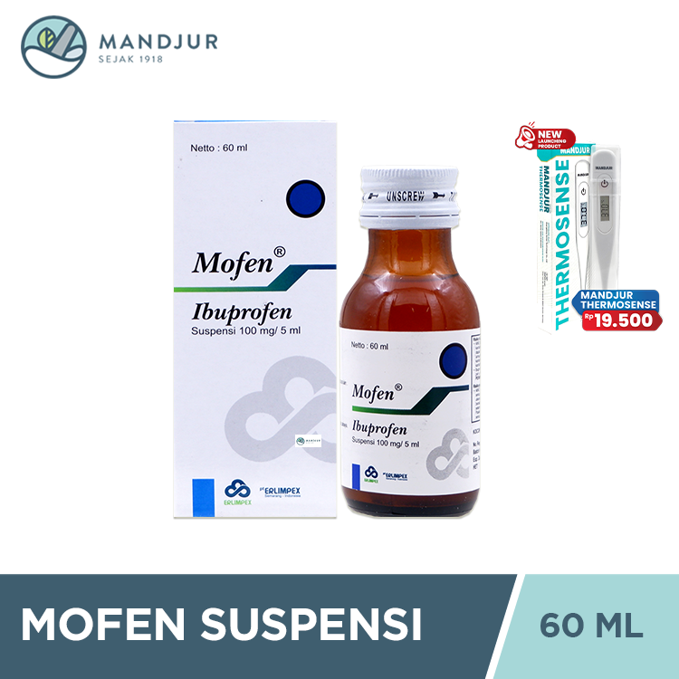 Mofen 100 mg/5 ml Suspensi 60 ml - Sirup Pereda Demam dan Nyeri ...
