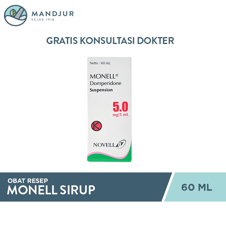 Monell Sirup 60 ml — Apotek Mandjur