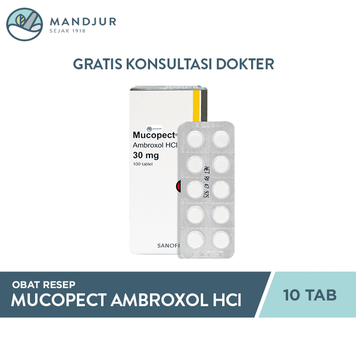 Mucopect 30 Mg Strip 10 Tablet — Apotek Mandjur