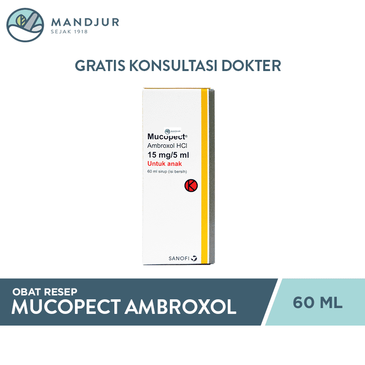 Mucopect 15 mg/5 mL Sirup 60 mL — Apotek Mandjur
