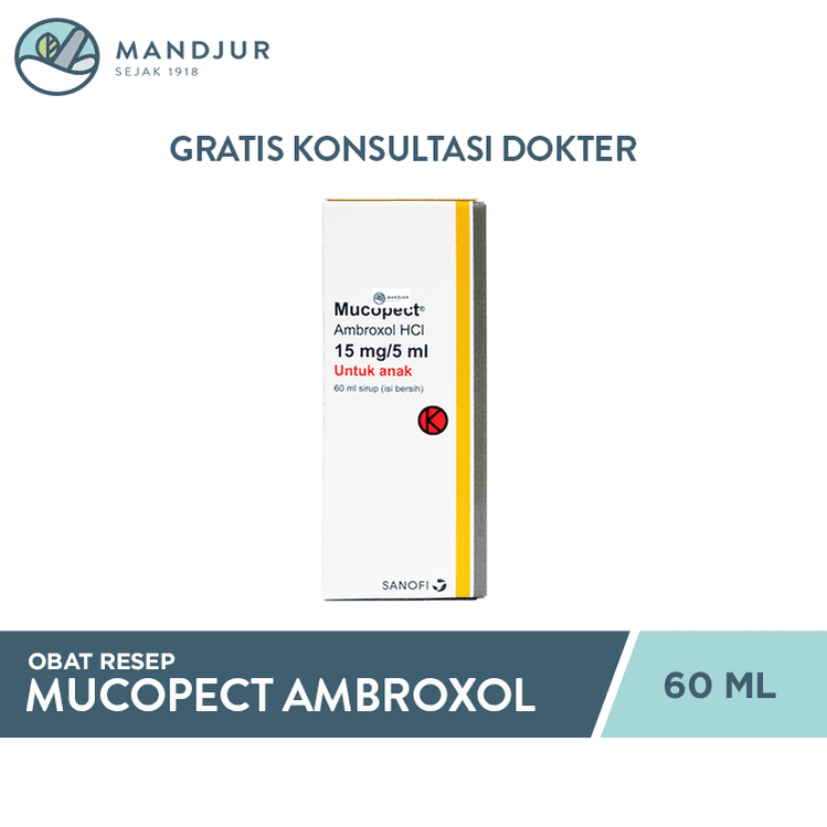 Mucopect 15 mg/5 mL Sirup 60 mL — Apotek Mandjur
