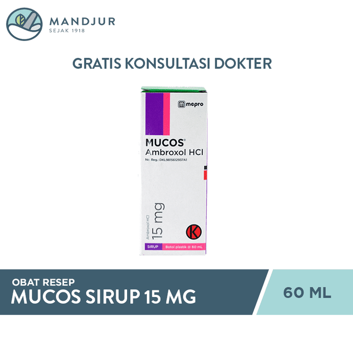 Mucos Sirup 60 Ml — Apotek Mandjur