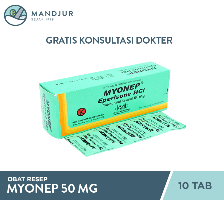Myonep 50 Mg 10 Tablet — Apotek Mandjur
