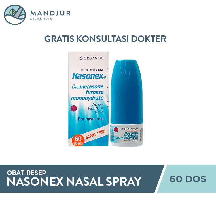 Nasonex Nasal Spray 60 Dosis — Apotek Mandjur