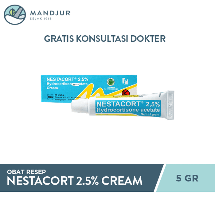 Nestacort 2.5% Cream 5 gr — Apotek Mandjur