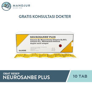Neurosanbe Plus Strip 10 Tablet — Apotek Mandjur