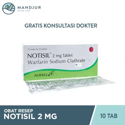 Notisil 2 mg 10 Tablet — Apotek Mandjur