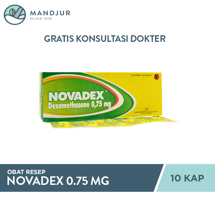 Novadex 0.75 mg 10 Kaplet — Apotek Mandjur