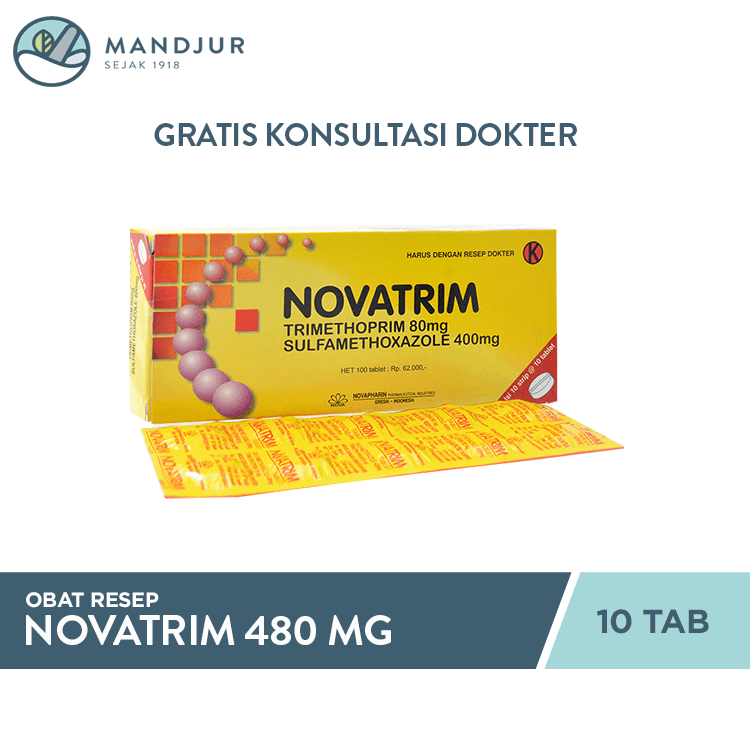 Novatrim 480 mg 10 Tablet — Apotek Mandjur