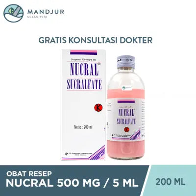 Nucral Suspensi 500 mg/ 5 ml 200 ml — Apotek Mandjur