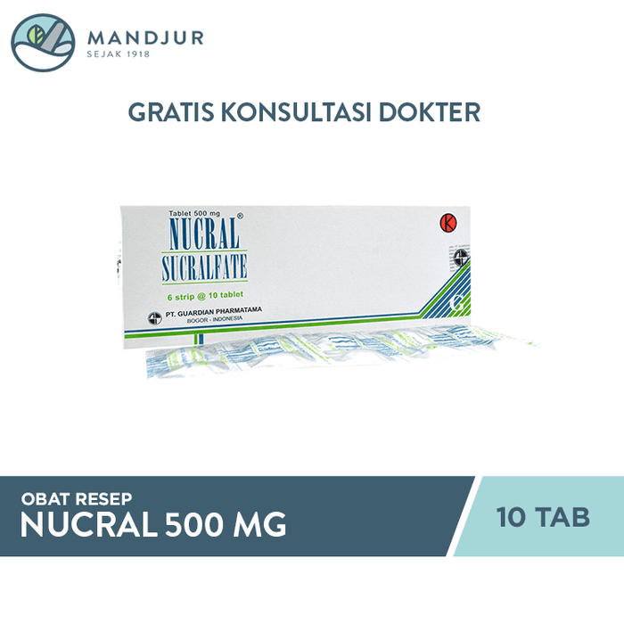 Nucral 500 Mg 10 Tablet — Apotek Mandjur