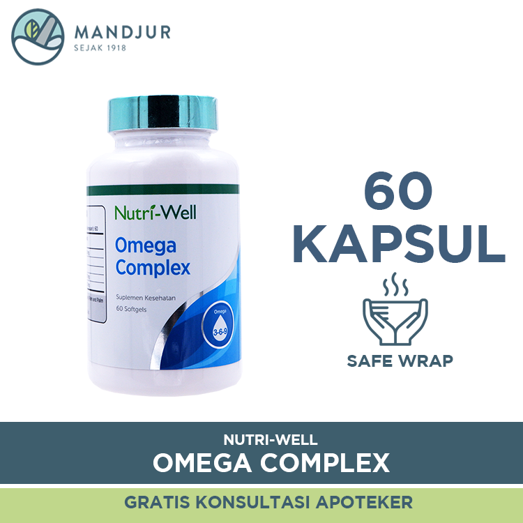 Nutriwell Omega Complex 60 Kapsul — Apotek Mandjur