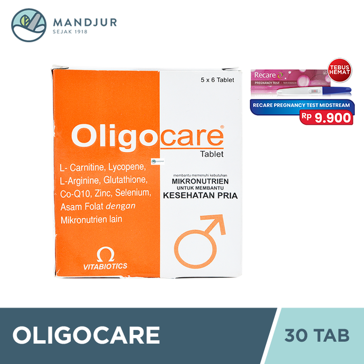 Oligocare 30 Tablet — Apotek Mandjur