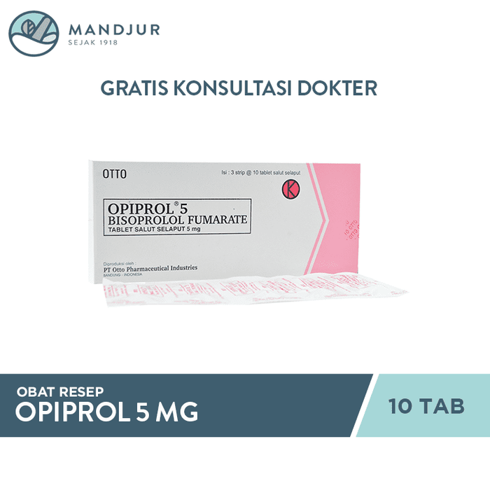 Opiprol 5 mg 10 Tablet — Apotek Mandjur
