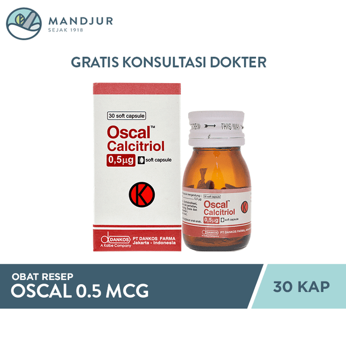 Oscal 0.5 Mcg 30 Kapsul — Apotek Mandjur