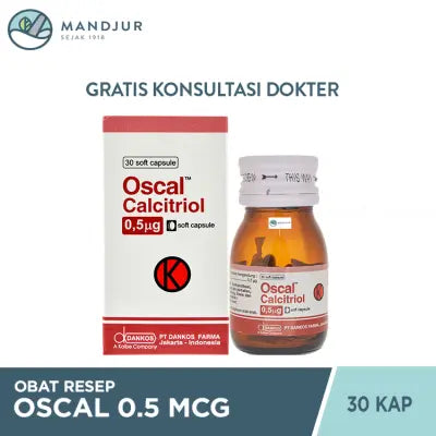 Oscal 0.5 Mcg 30 Kapsul — Apotek Mandjur