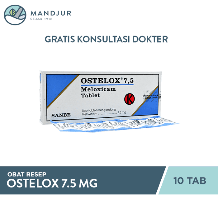 Ostelox 7.5 Mg 10 Tablet — Apotek Mandjur